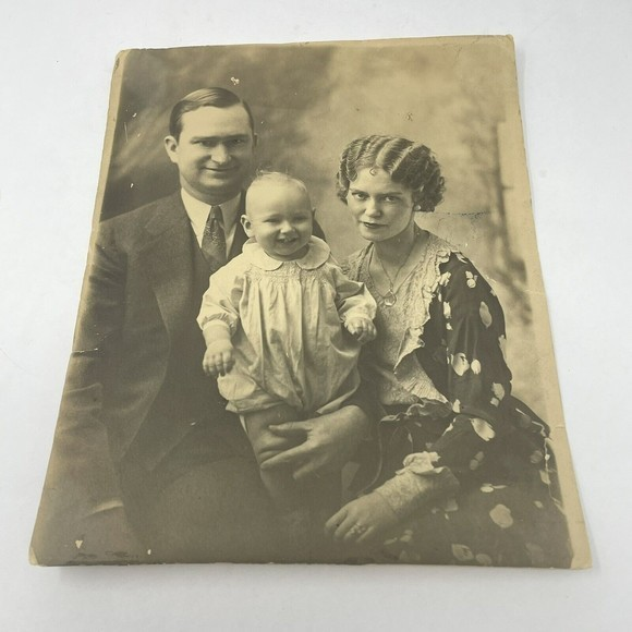 Other | Vintage 192s Family Portrait Original Photograph Black White ...